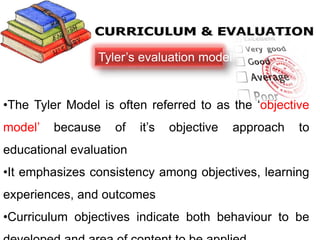 Curriculum Evaluation | PPTX