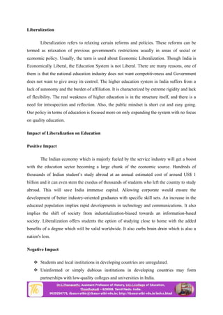 Unit x emerging trends in education English Notes | PDF