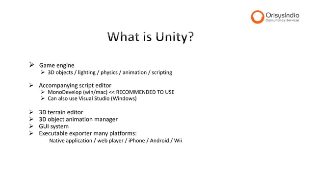 The Basics of Unity - The Game Engine | PDF | Computer Animation | Computer Software and ...