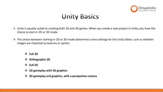The Basics of Unity - The Game Engine | PDF
