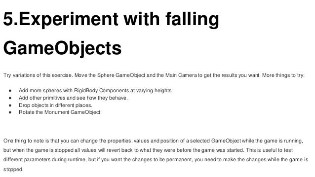 Unity Add Components To 3d Gameobjects Ppt