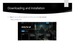 Unity Game Engine - Basics | PPTX