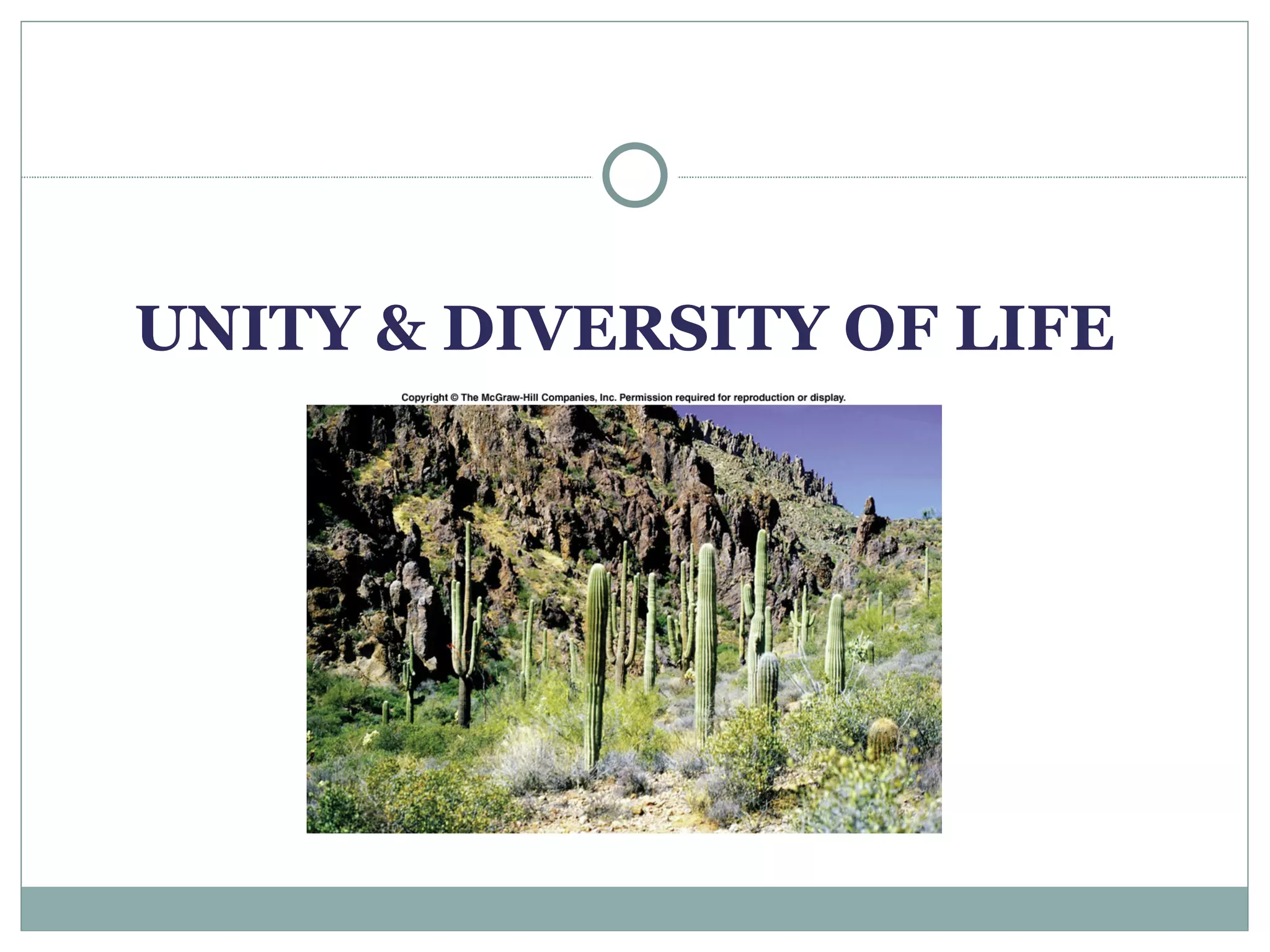 Unity & Diversity Of Life | PPT