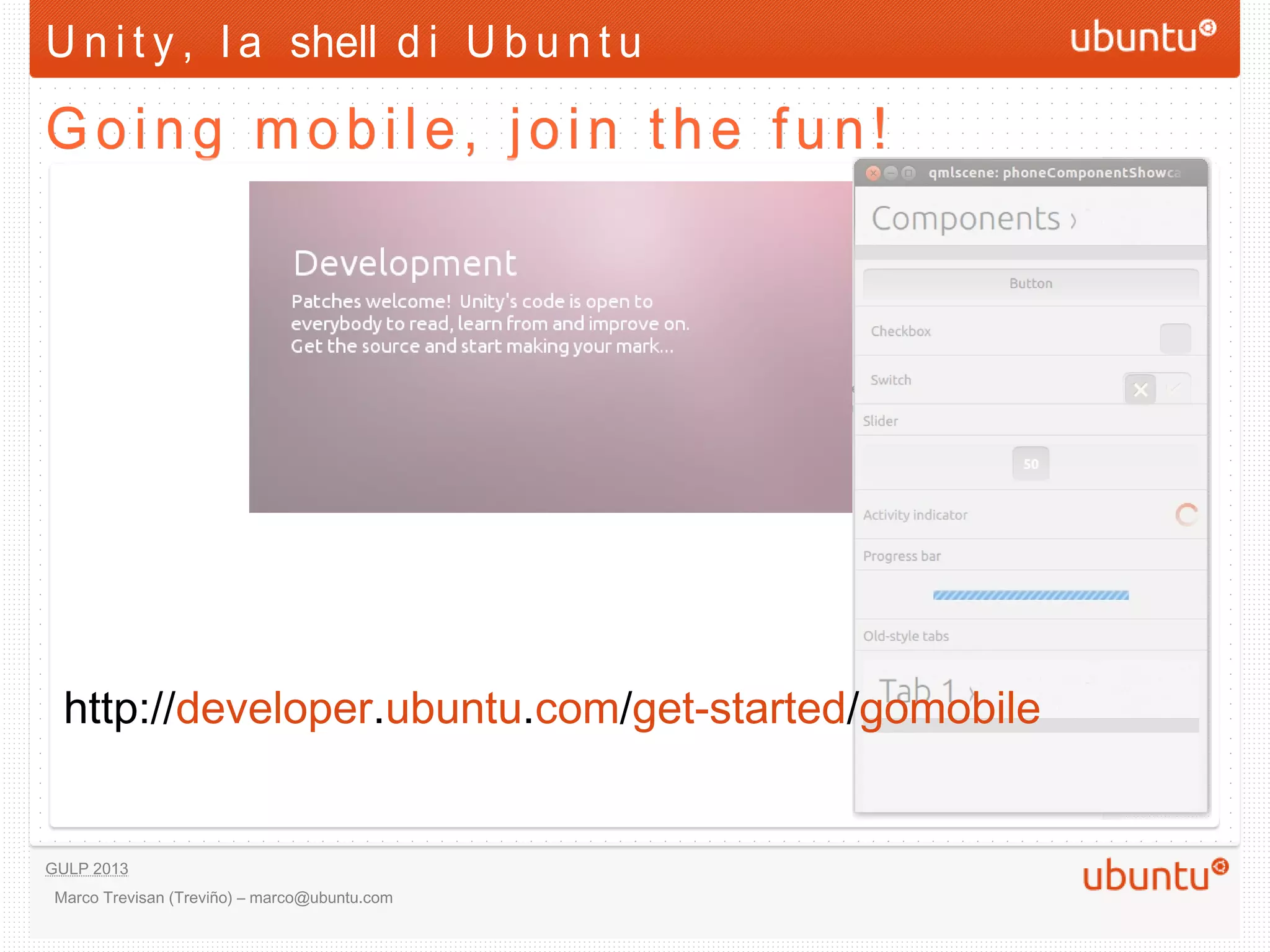 Unity: la shell di Ubuntu Phone | PPT