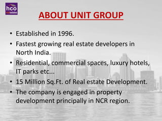 Unity The Amaryllis, Karol Bagh, New Delhi | PPTX