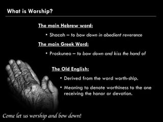 Unity Of The Churchs Worship | PPT