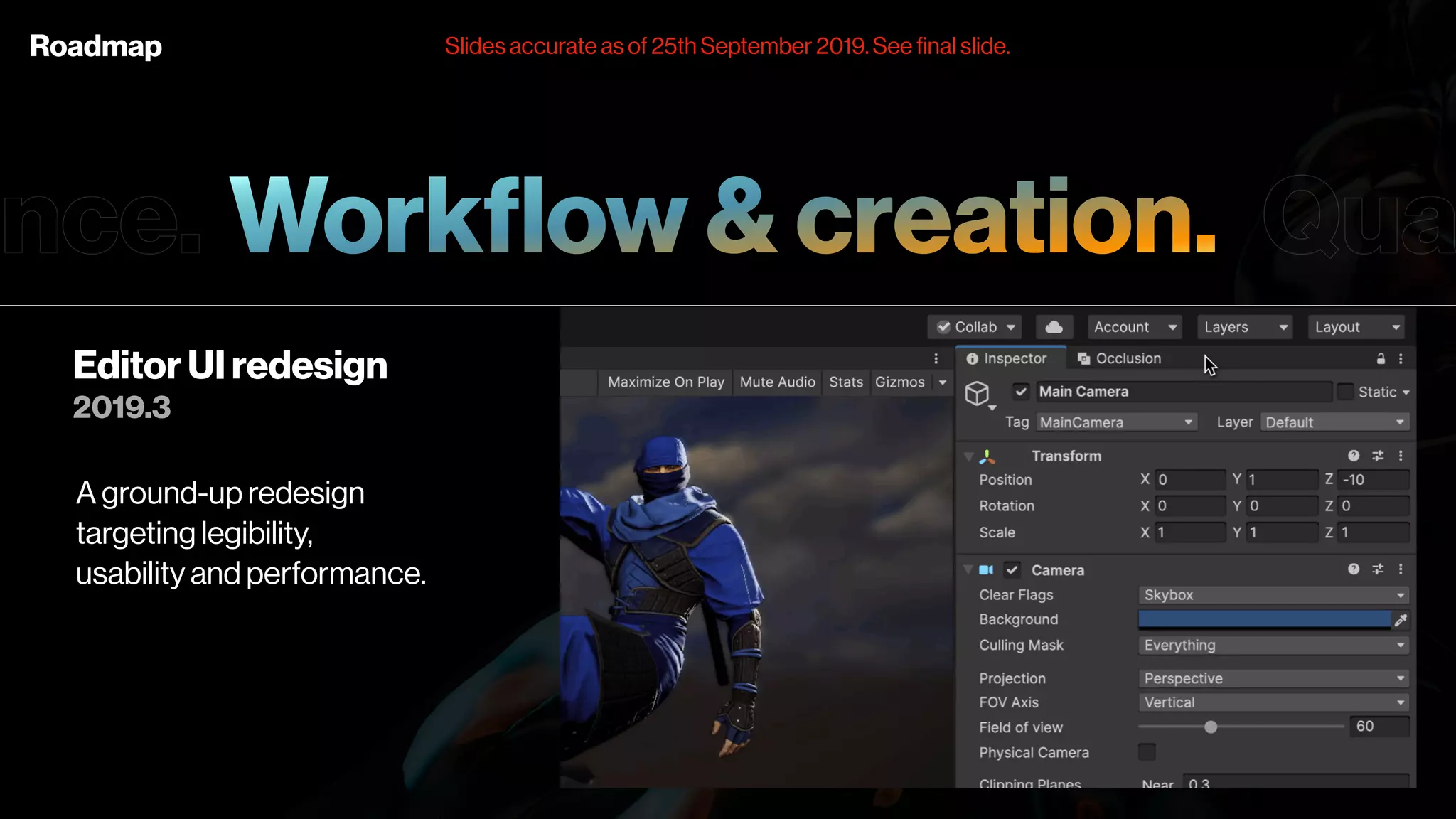 Unite Copehagen 2019 - Unity Roadmap 2020 | PDF