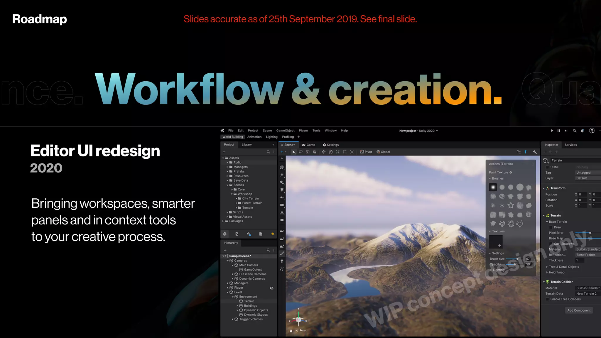 What to expect in 2020: Unity roadmap - Unite Copenhagen 2019 | PDF