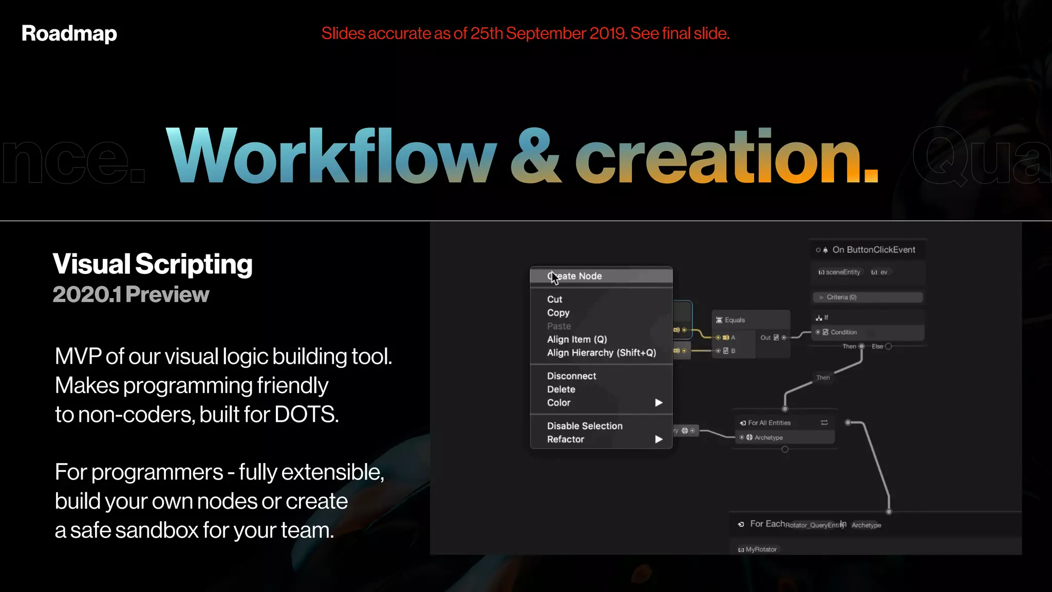 What to expect in 2020: Unity roadmap - Unite Copenhagen 2019 | PDF