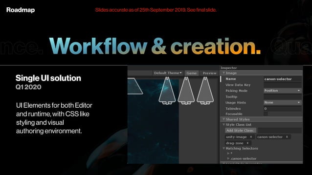 What to expect in 2020: Unity roadmap - Unite Copenhagen 2019 | PPT