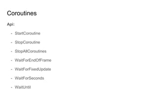 Academy PRO: Unity 3D. Scripting | PPT