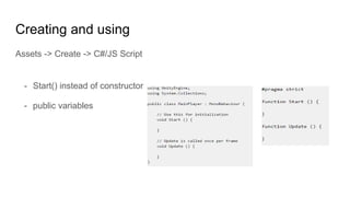Academy PRO: Unity 3D. Scripting | PPT