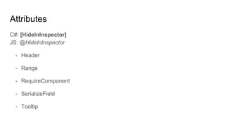 Academy PRO: Unity 3D. Scripting | PPT