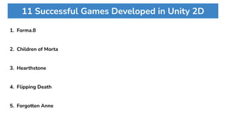 Unity 2D game development | PDF