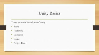 Unity 3 d | PPT