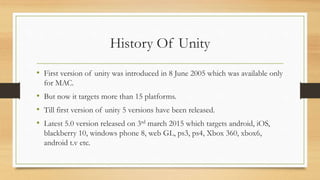 Unity 3 d | PPT