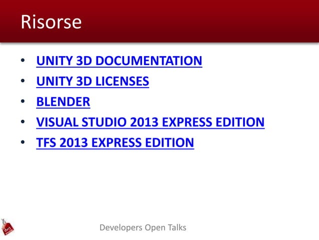 Unity 3d A C Developers Pov Ppt