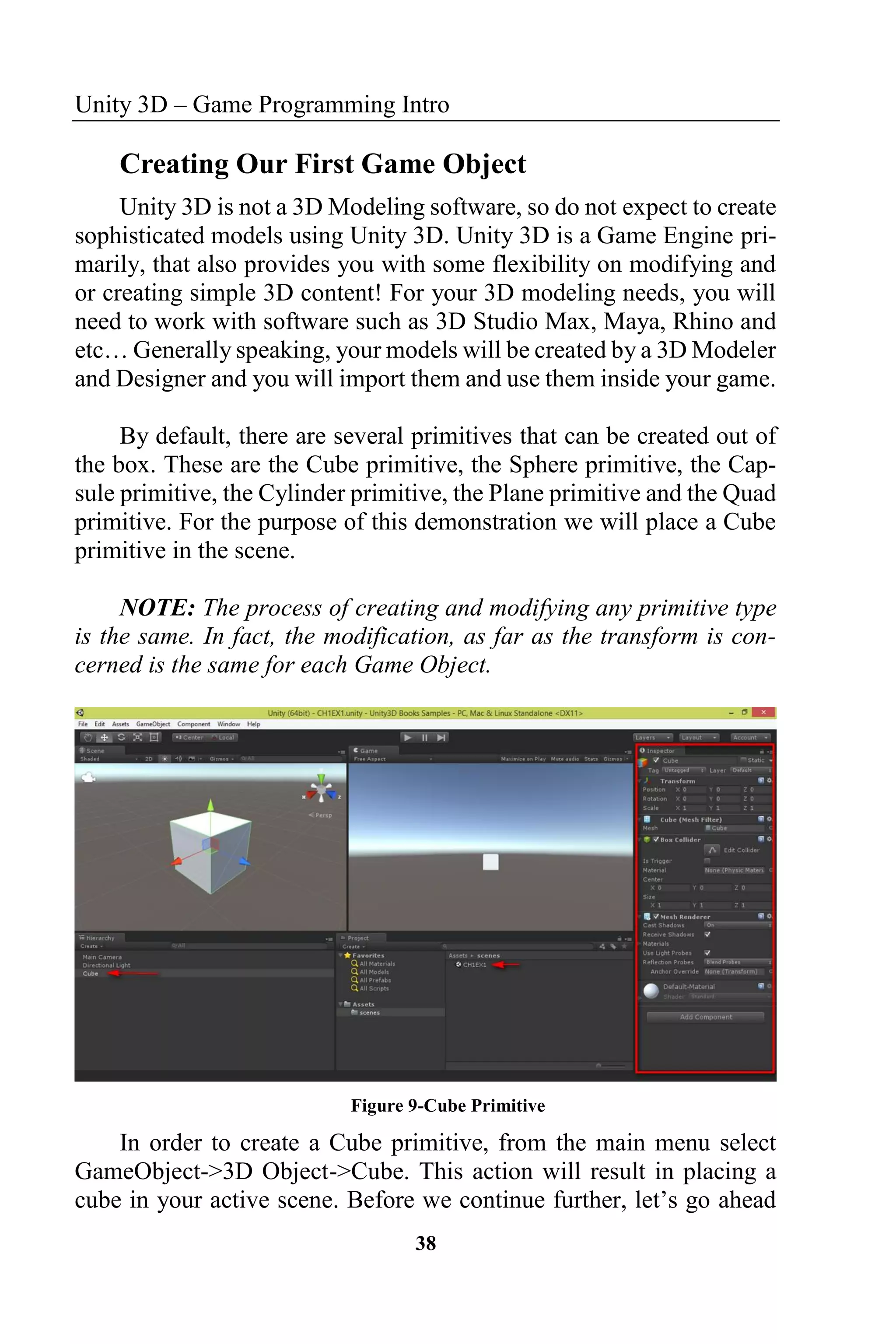 Introduction to Game Programming: Using C# and Unity 3D - Chapter 2 (Preview) | PDF