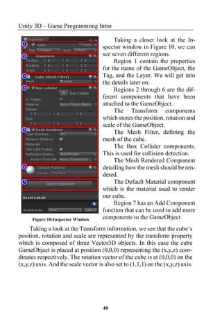 Introduction to Game Programming: Using C# and Unity 3D - Chapter 2 (Preview) | PDF