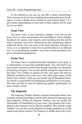 Introduction to Game Programming: Using C# and Unity 3D - Chapter 2 (Preview) | PDF