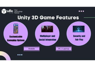Unity 3D Game Development Company SDLC Corp | PPT