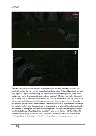 Unity 3D level design workflow | DOCX | Horror Video Games | Video Game ...