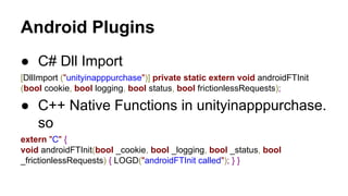 Unity3D Plugins Development Guide | PPT