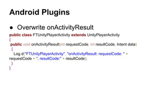 Unity3D Plugins Development Guide | PPT