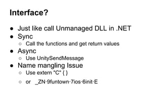 Unity3D Plugins Development Guide | PDF
