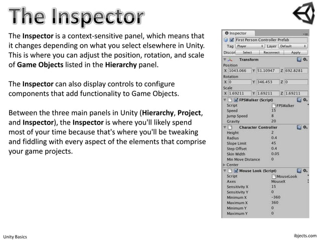 Unity 3d Basics | PPTX | Operating Systems | Computer Software and Applications