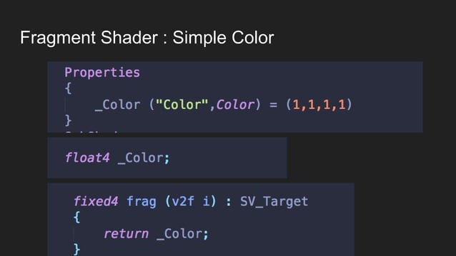 Unity advanced computer graphics week 02 | PPT