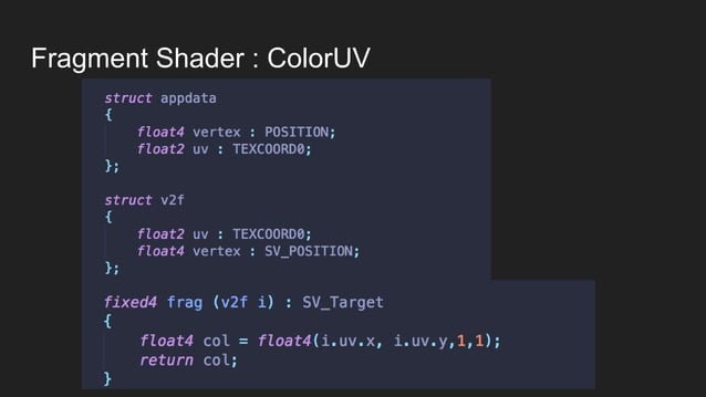 Unity advanced computer graphics week 02 | PPT