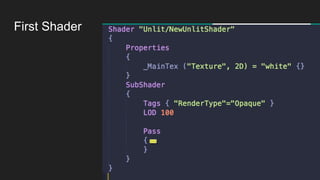 Unity advanced computer graphics week 02 | PDF | Computing | Technology & Computing