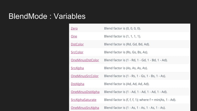 Unity advanced computer graphics week 03 | PPT