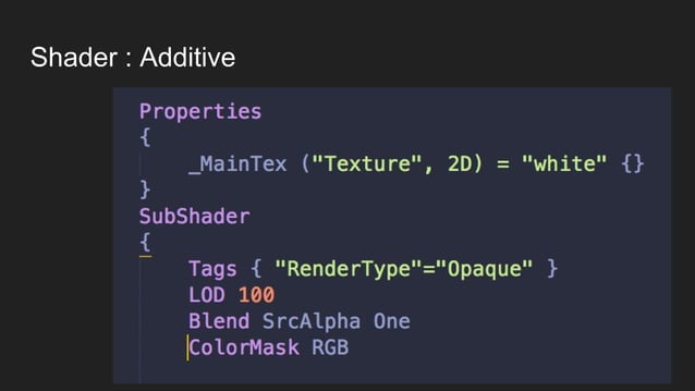 Unity advanced computer graphics week 03 | PPT