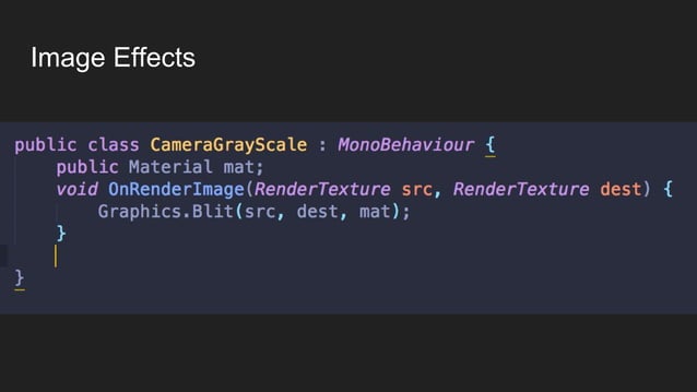 Unity advanced computer graphics week 03 | PPT