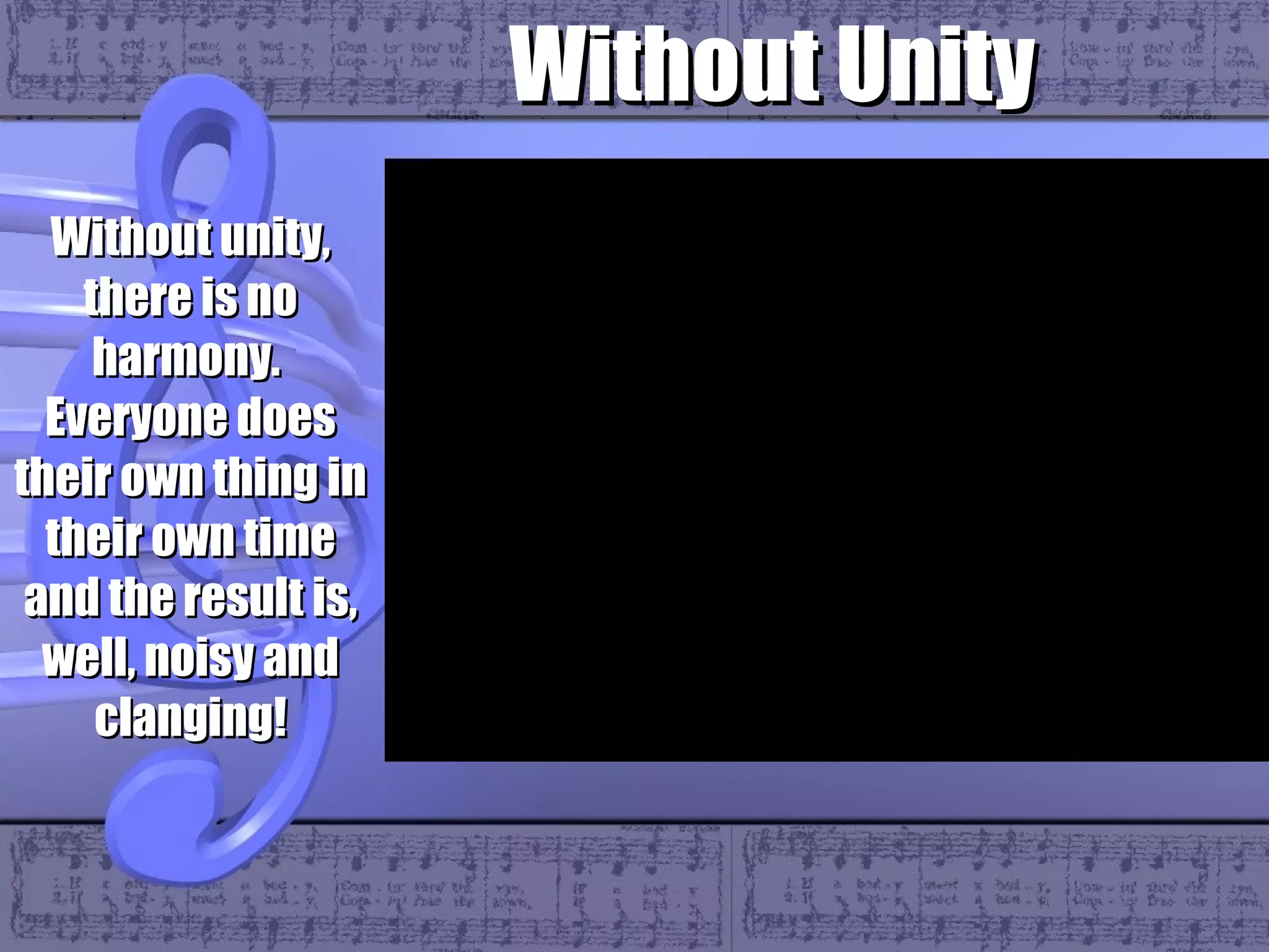 Unity And Harmony | PPT | Christianity | Religion & Spirituality