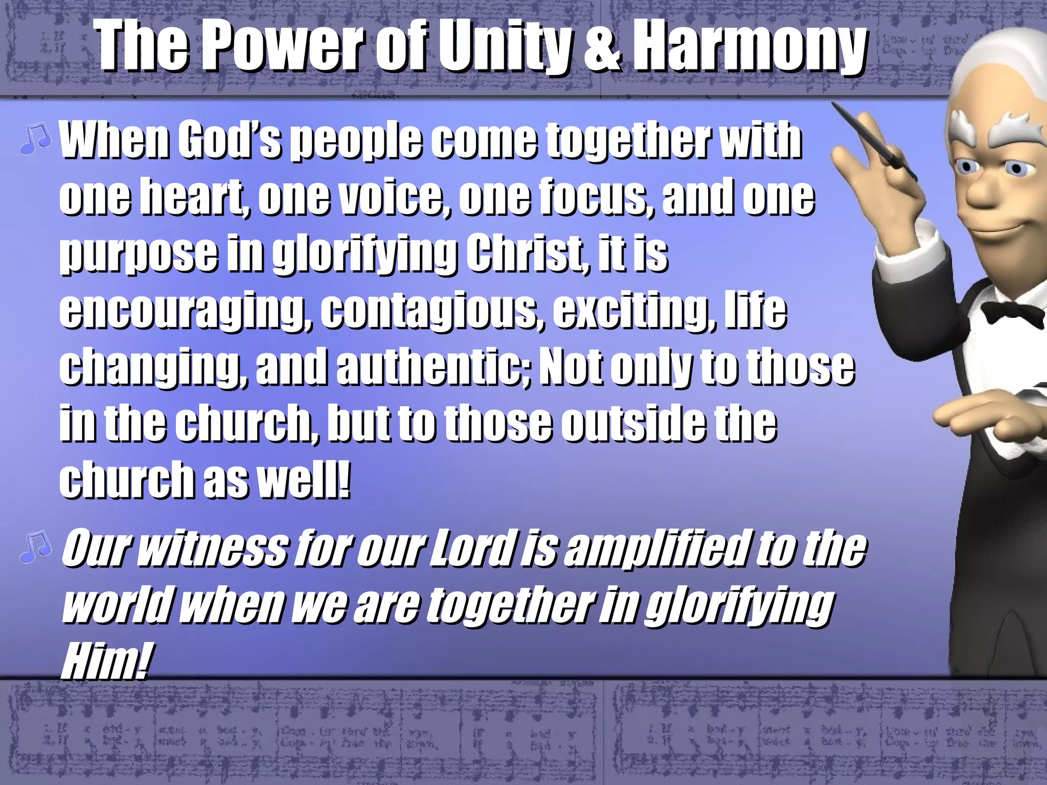 Unity And Harmony | PPT