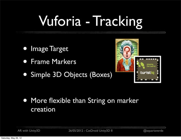 Introduction to AR with Unity3D | PPT