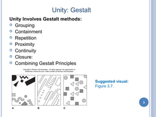 Unity, Balance, Proportion, Scale, Rhythm & Emphasis - Chapter 3 | PPT