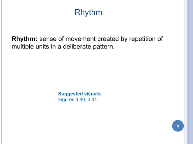 Unity, Balance, Proportion, Scale, Rhythm & Emphasis - Chapter 3 | PPT