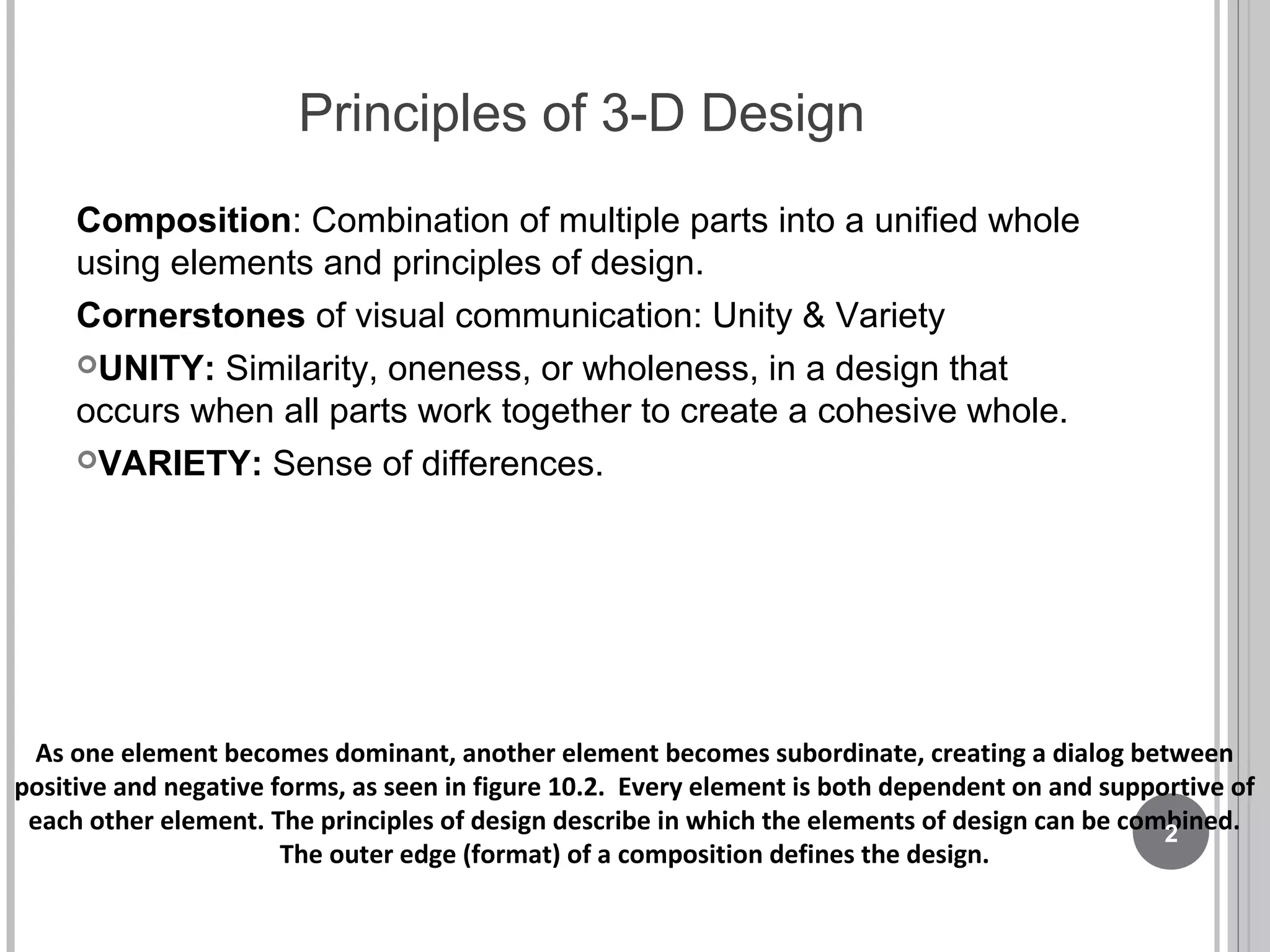 Unity, Balance, Scale & Proportion, Contrast, Emphasis & Repetition ...