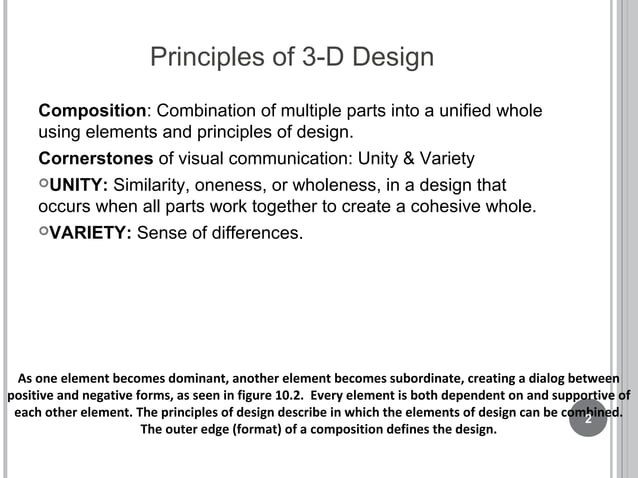 Unity, Balance, Scale & Proportion, Contrast, Emphasis & Repetition ...
