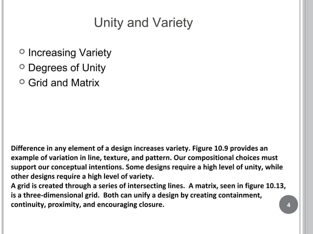 Unity, Balance, Scale & Proportion, Contrast, Emphasis & Repetition ...