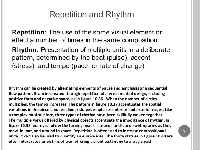 Unity, Balance, Scale & Proportion, Contrast, Emphasis & Repetition