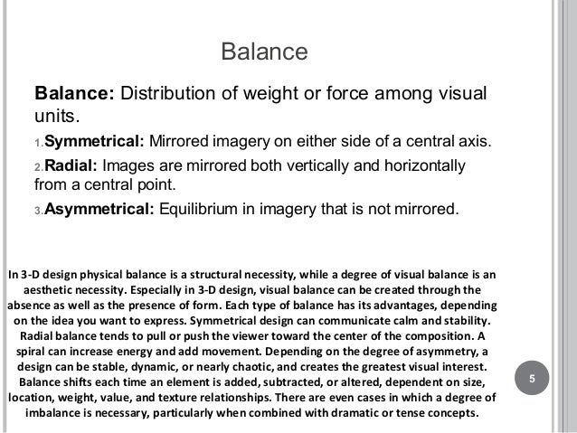 Unity, Balance, Scale & Proportion, Contrast, Emphasis & Repetition
