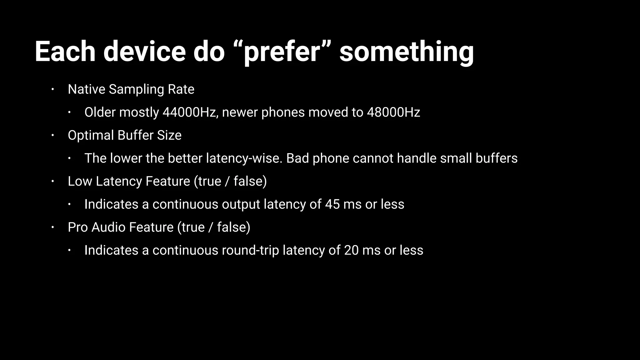 Deep dive into Android’s audio latency problem | PPT