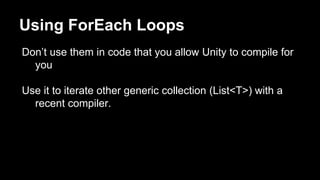 Unity best practices (2013) | PPT