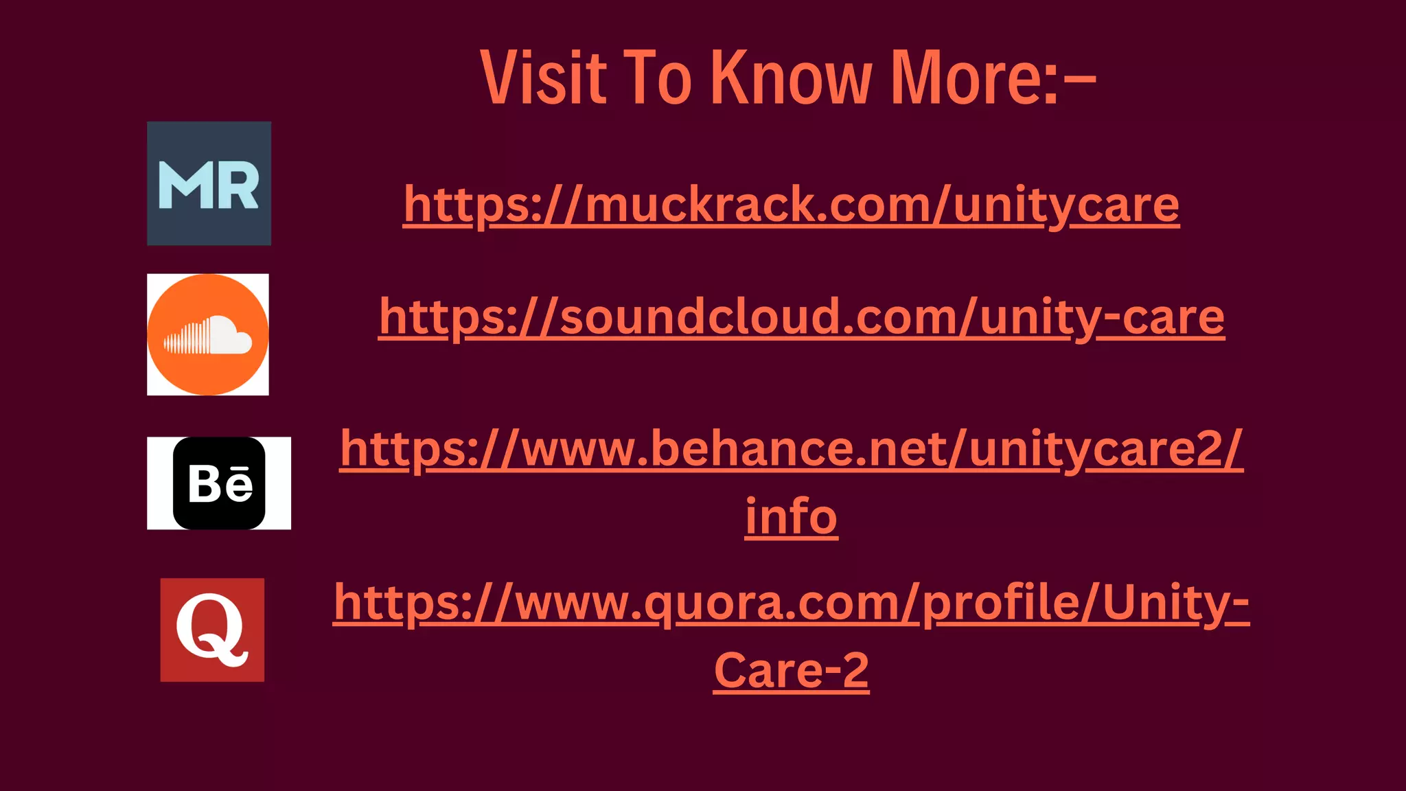 Unity Care - Nonprofit Service | PDF