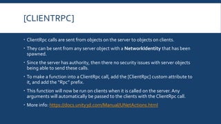 Unity Class 13 Presentation - . | PPTX | Operating Systems | Computer ...
